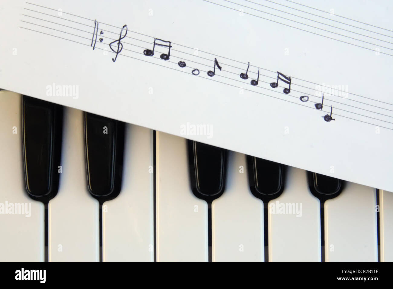 Keyboard player notes hi-res stock photography and images - Alamy