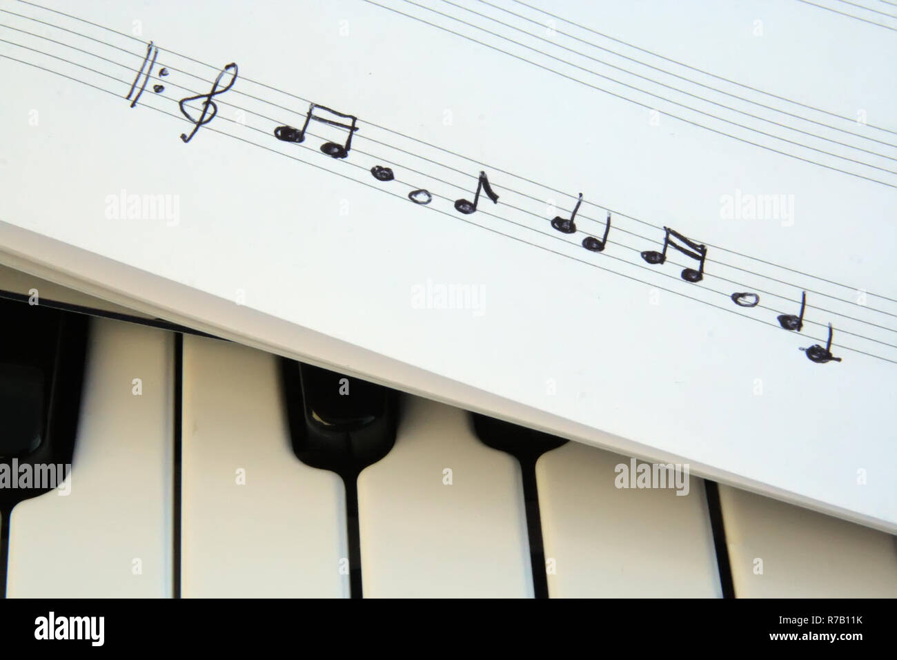 Writing music, piano hi-res stock photography and images - Alamy