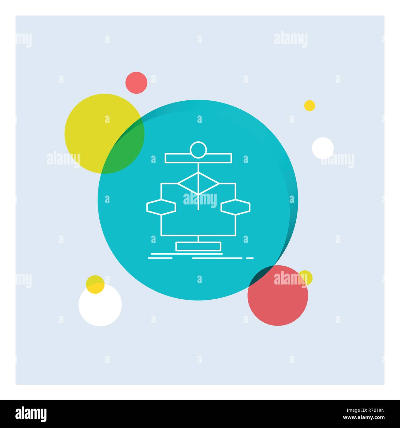 Abstract flowchart diagram computer program hi-res stock photography ...