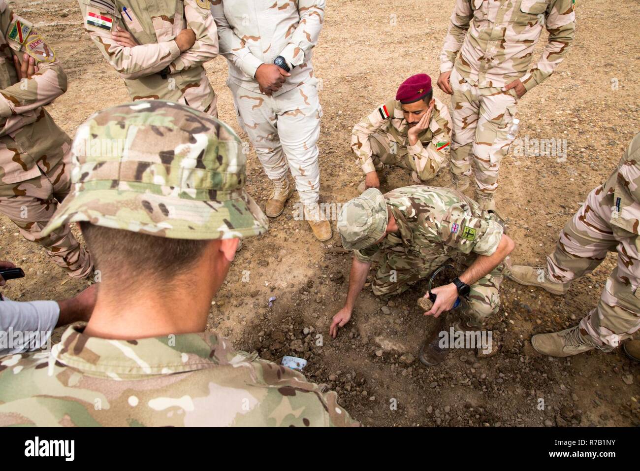 British army explosive ordinance disposal soldiers, deployed in support ...