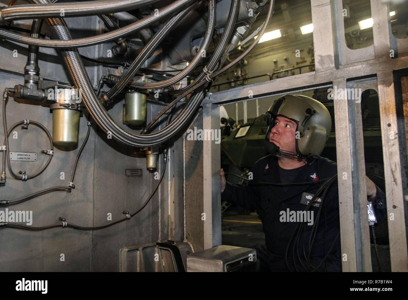MEDITERRANEAN SEA (April 12, 2017) Boatswain's Mate 1st Class Craig ...