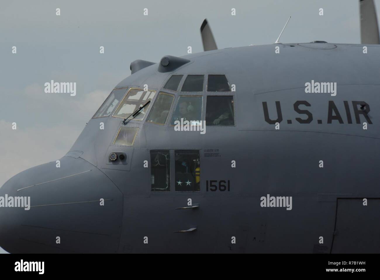 U.S. Air Force Col. Jaye Stepp, commander, 145th Operations Group, in ...