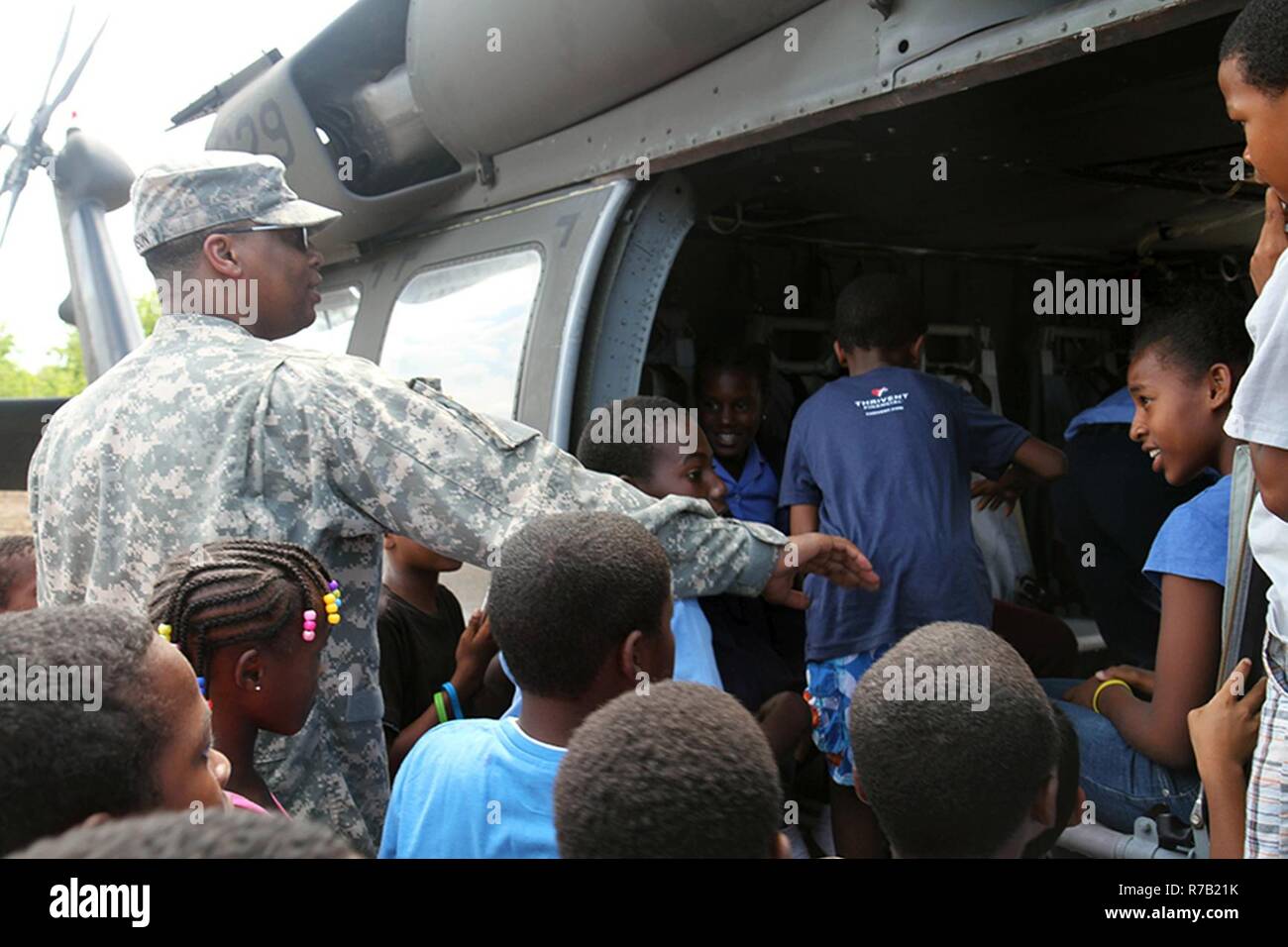 Capt. Andre Stevenson, an operations officer with the 1-150th Assault ...
