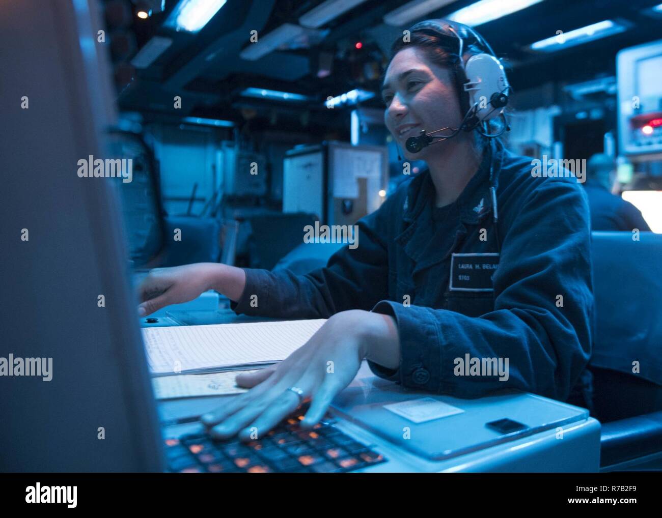 Sonar control room hi-res stock photography and images - Alamy