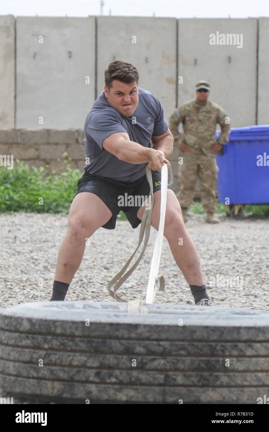 U.S. Army Spc. Bo Butler, deployed in support of Combined Joint Task ...