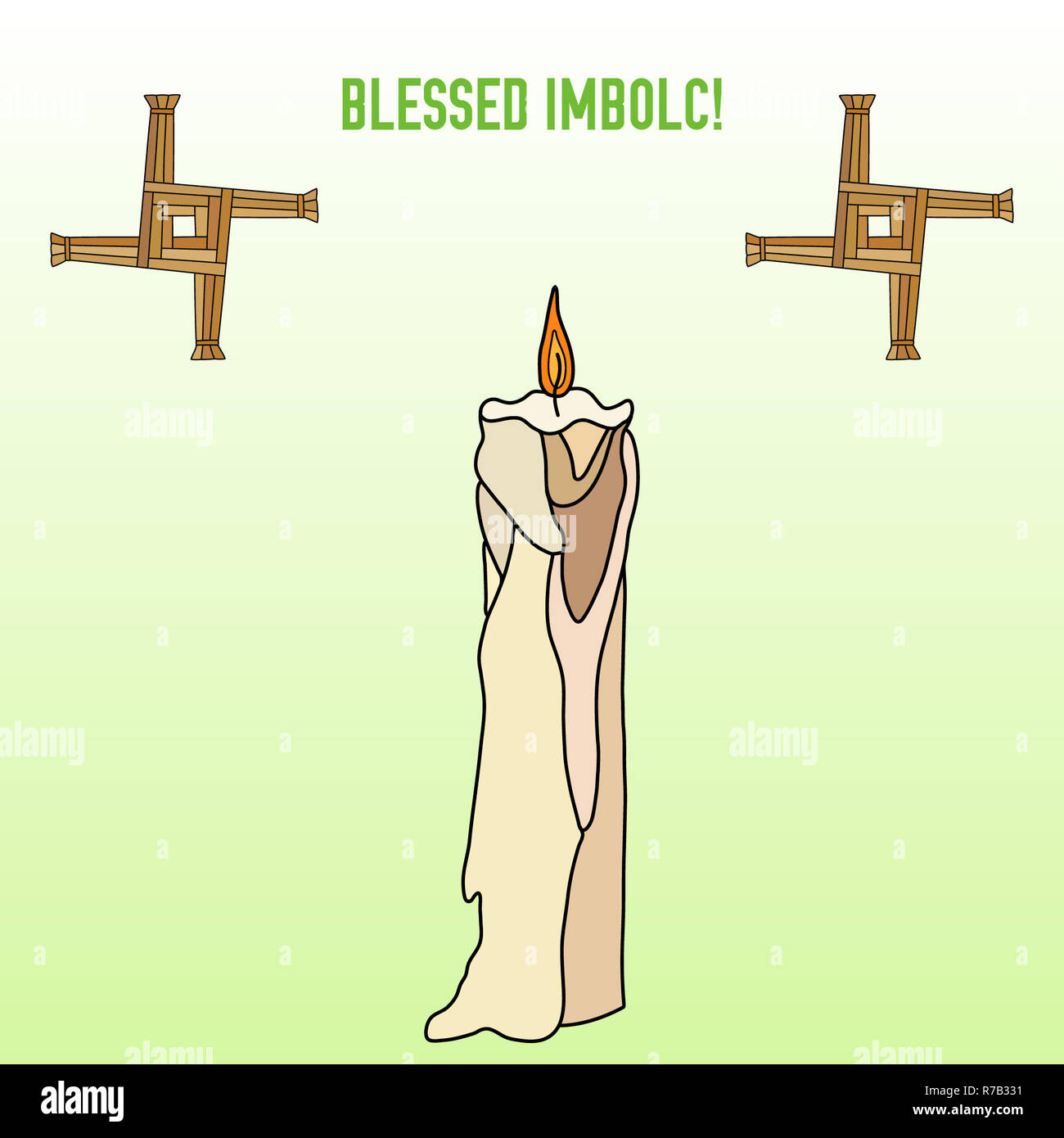 Imbolc card hi-res stock photography and images - Alamy