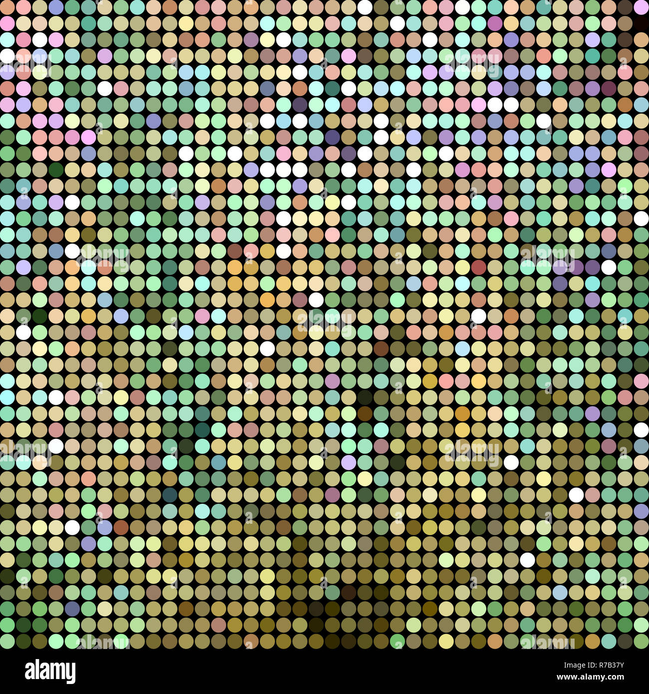 abstract vector colored round dots background Stock Photo - Alamy