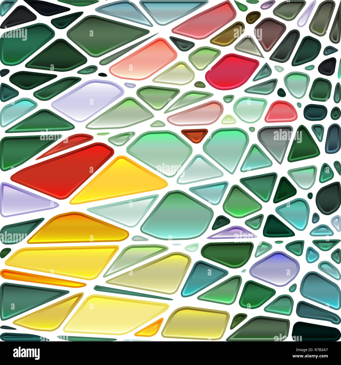 abstract stained-glass mosaic background Stock Photo - Alamy