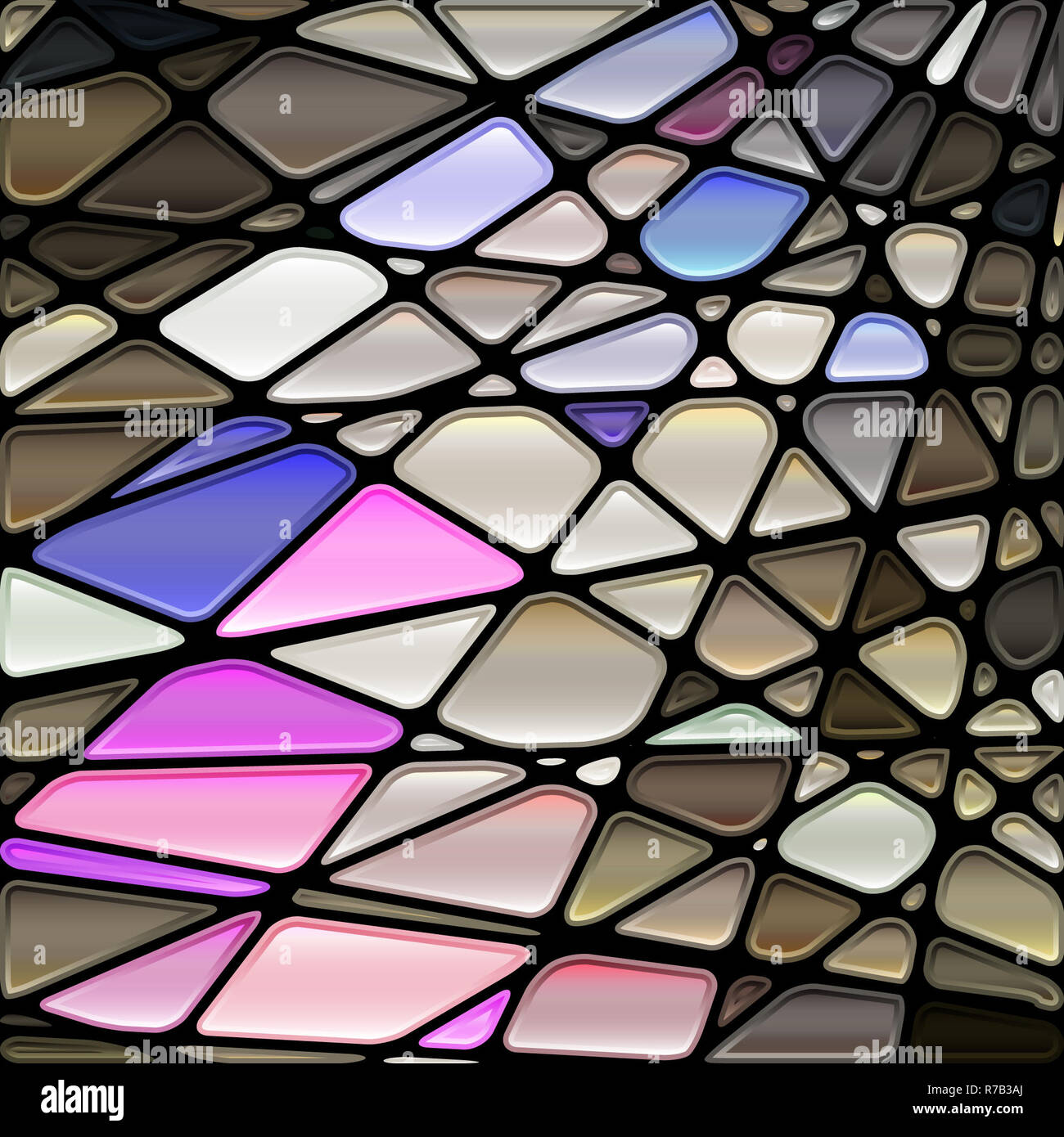 abstract stained-glass mosaic background Stock Photo - Alamy