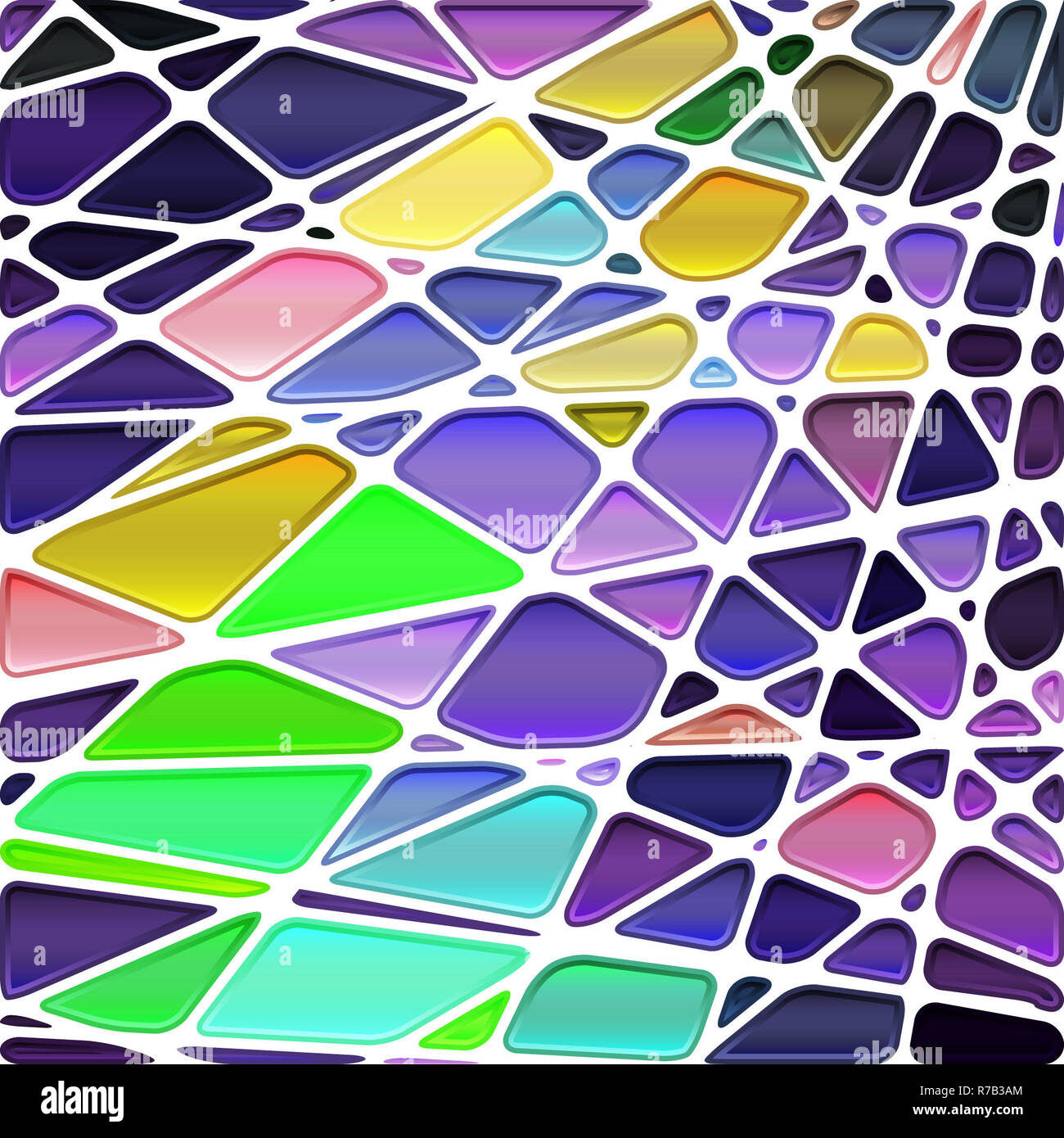 abstract stained-glass mosaic background Stock Photo - Alamy