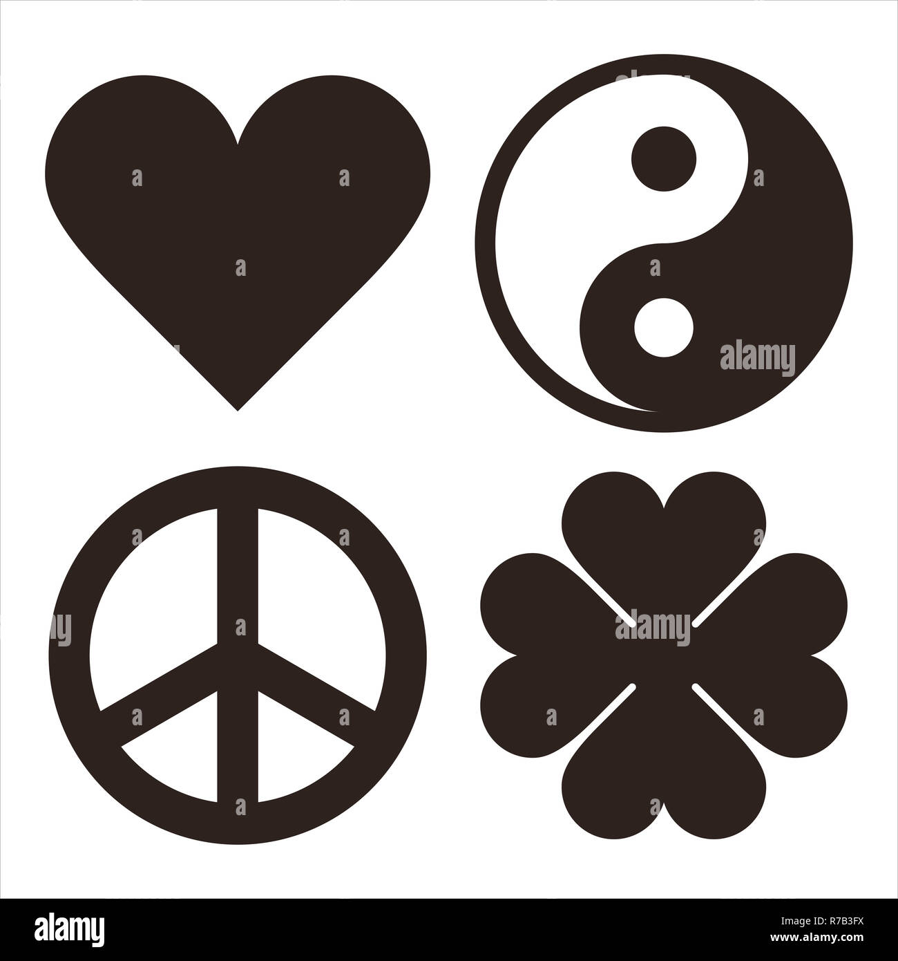 Peace Heart Symbol