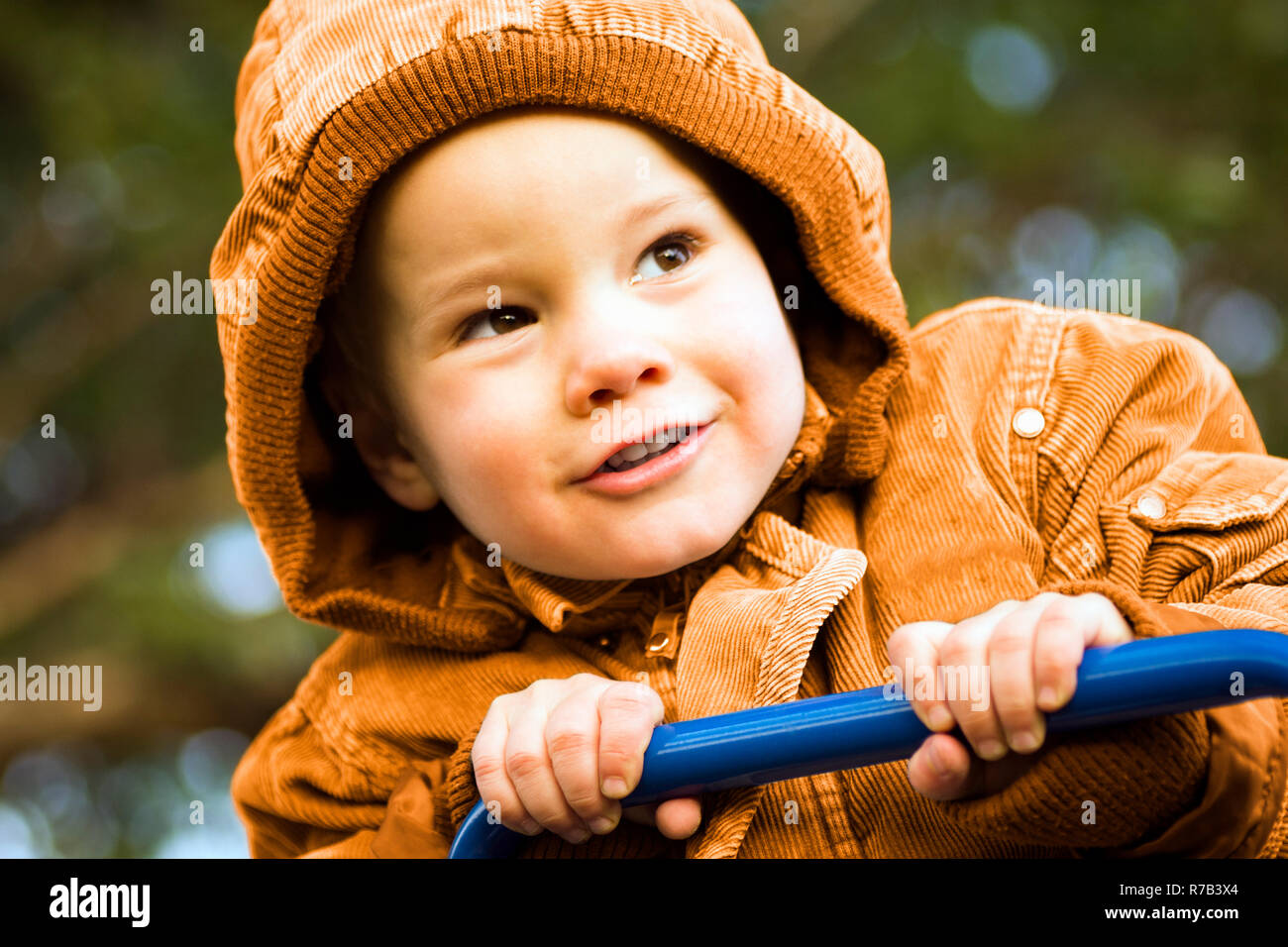 child in hood Stock Photo - Alamy