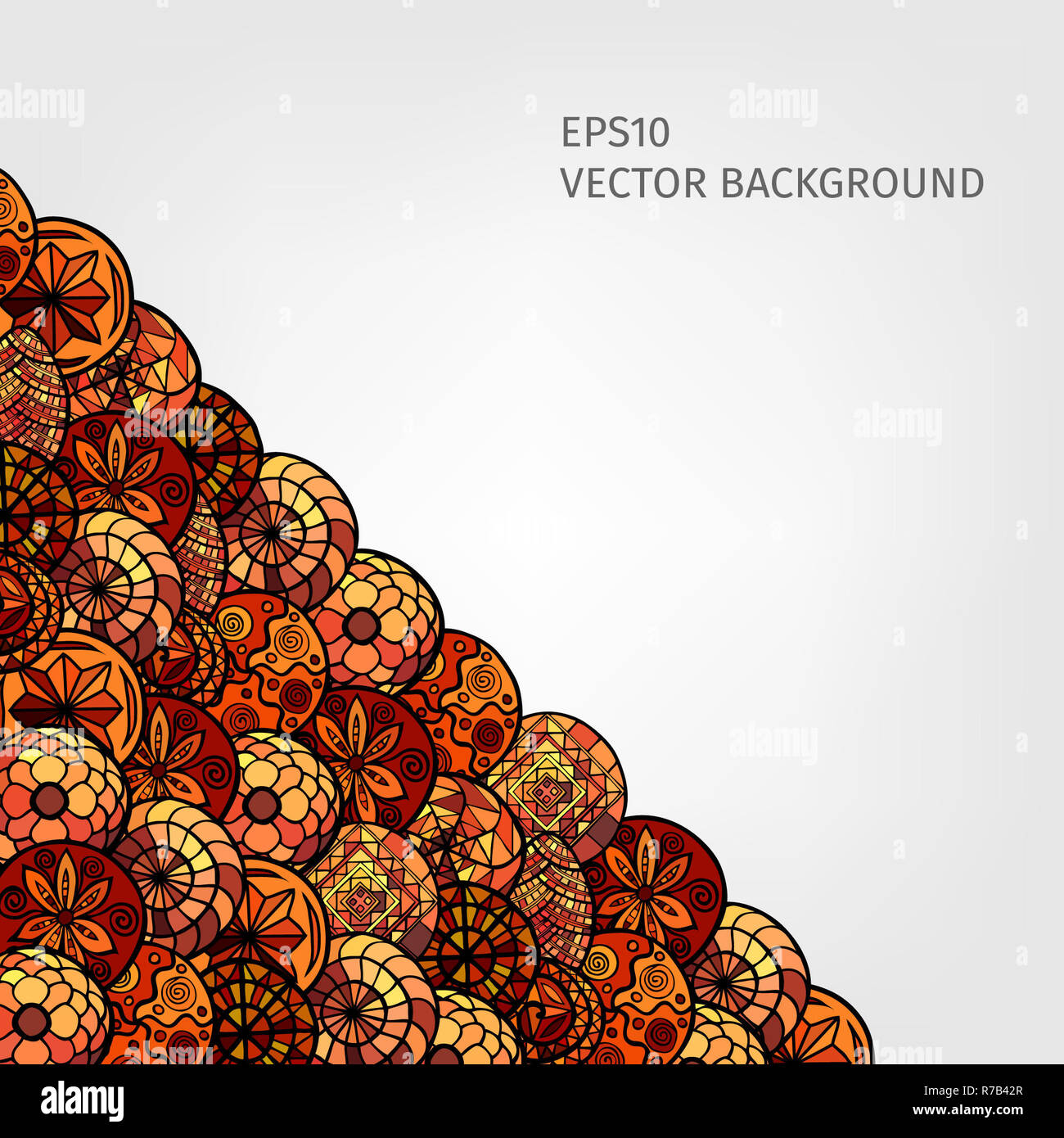 hand drawn ethnic background Stock Photo - Alamy
