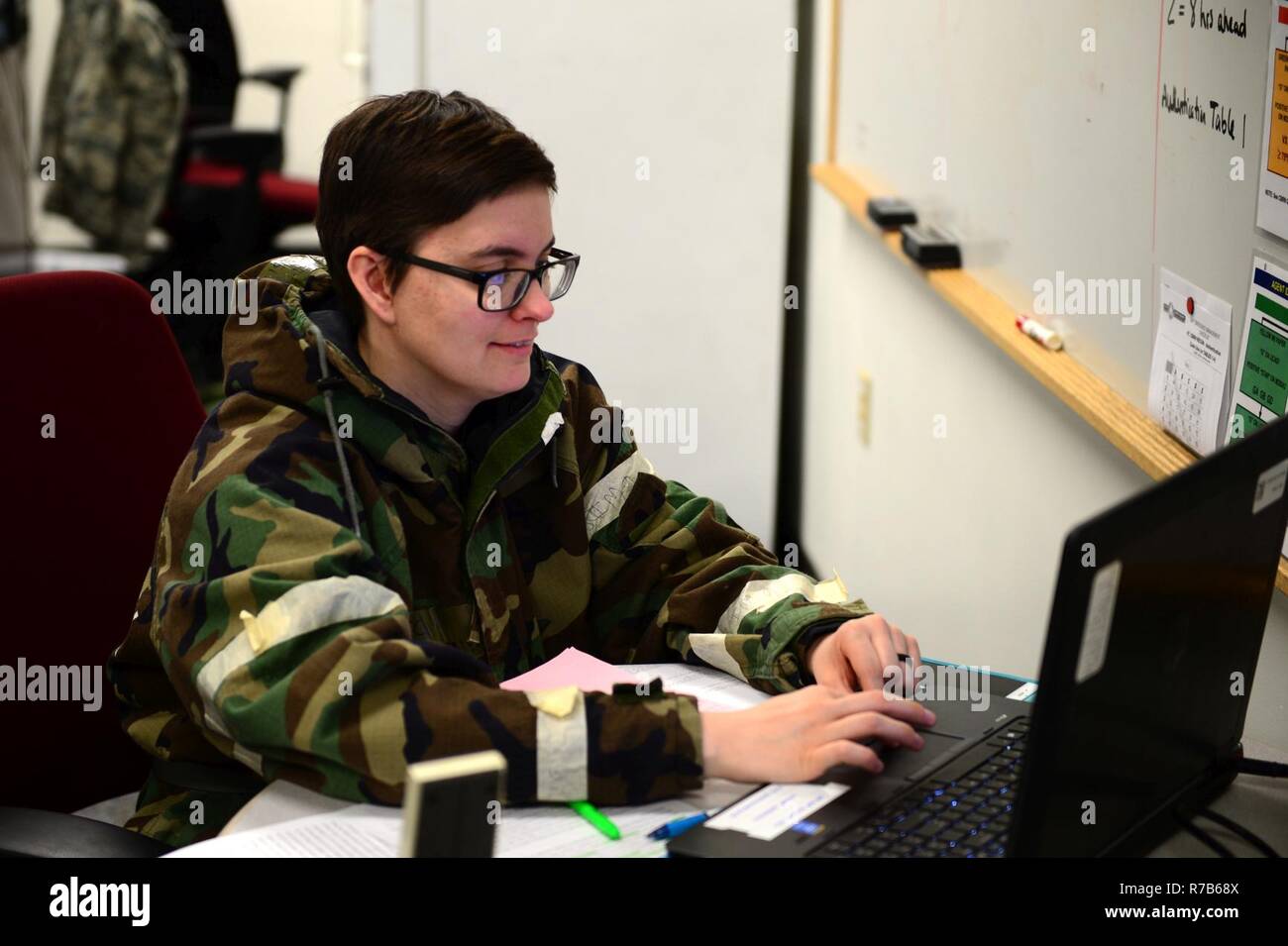 U.S. Air Force Senior Airman Stefanie Nakoneczny-Wood, a 354th Civil ...