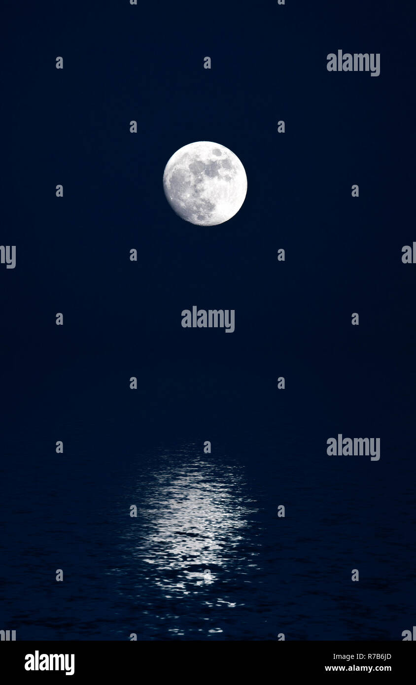 Night nighttime moon moonlight firmament hi-res stock photography and ...