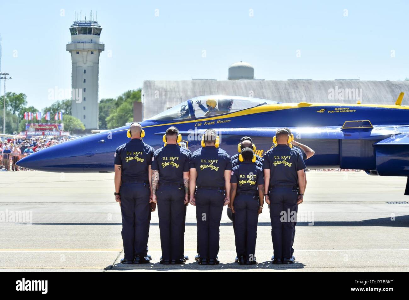 BARKSDALE, La. (May 6, 2017) Cmdr. Frank Weisser, lead solo pilot ...