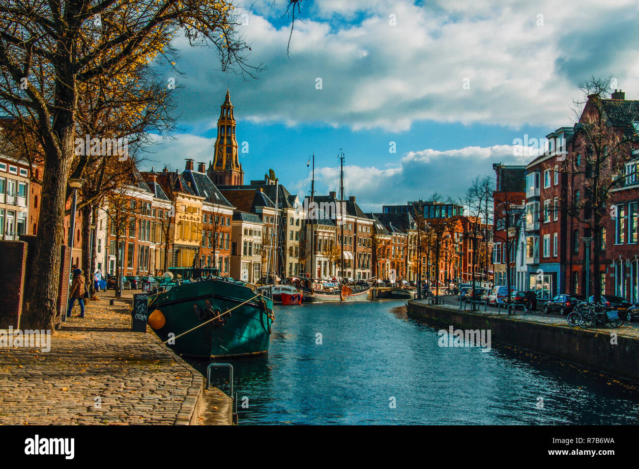 Groningen canal hi-res stock photography and images - Alamy