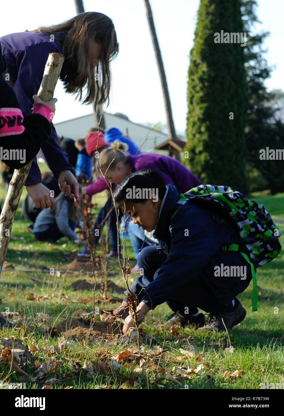 Kaiserslautern Military Community students plant trees in celebration ...