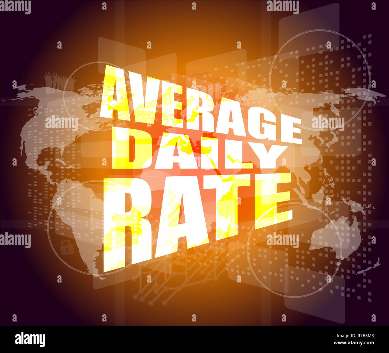 Average daily rate hi-res stock photography and images - Alamy