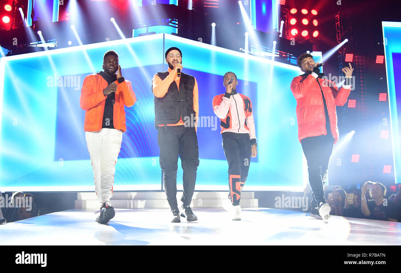 Myles Stephenson, Ashley Fongho, Mustafa Rahimtulla and Jamaal Shurland ...