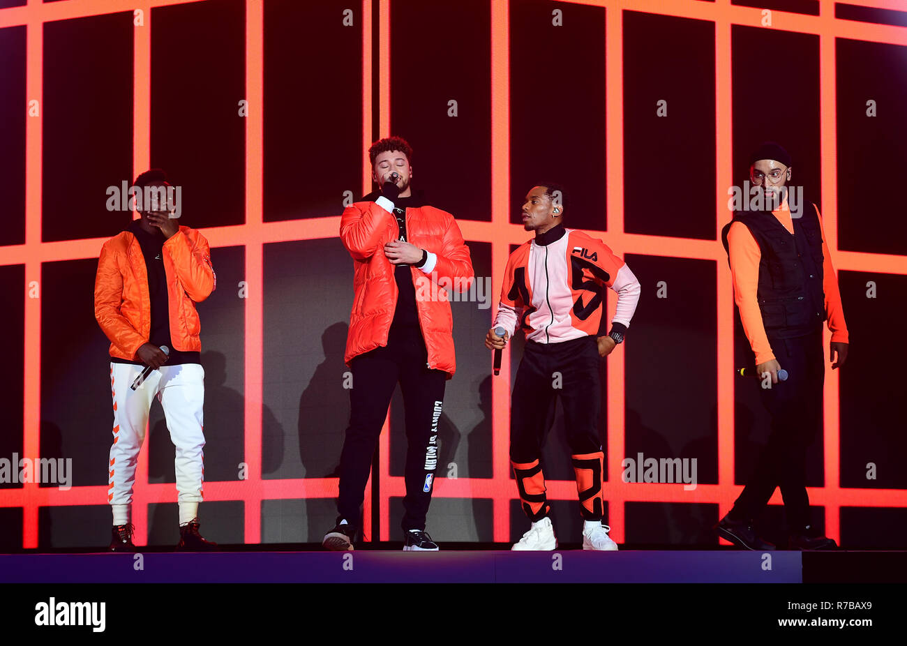 Myles Stephenson, Ashley Fongho, Mustafa Rahimtulla and Jamaal Shurland ...