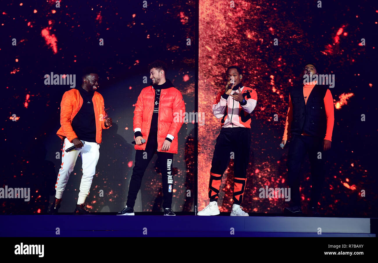 Myles Stephenson, Ashley Fongho, Mustafa Rahimtulla and Jamaal Shurland ...