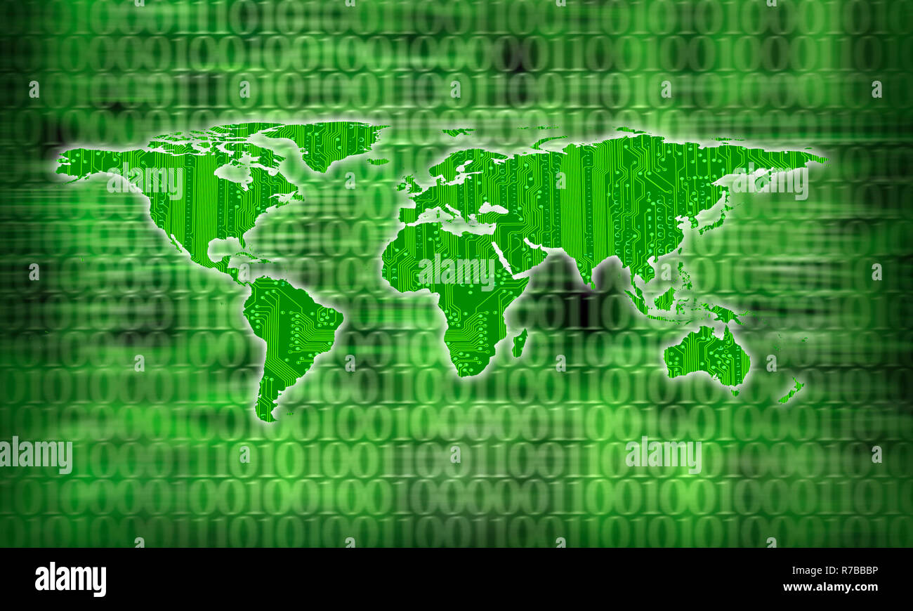 world map on binary code Stock Photo - Alamy world map on binary code Stock Photo - Alamy