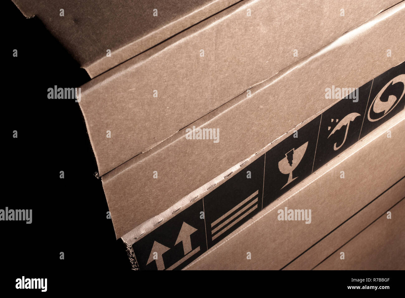 card boards stack Stock Photo - Alamy