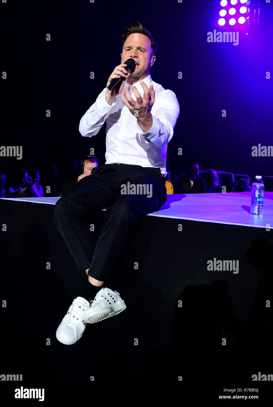 Olly Murs on stage during day one of Capital's Jingle Bell Ball with ...