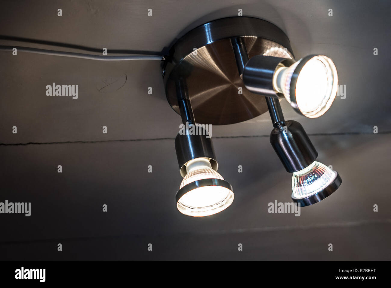 Lit led lightbulb hi-res stock photography and images - Alamy