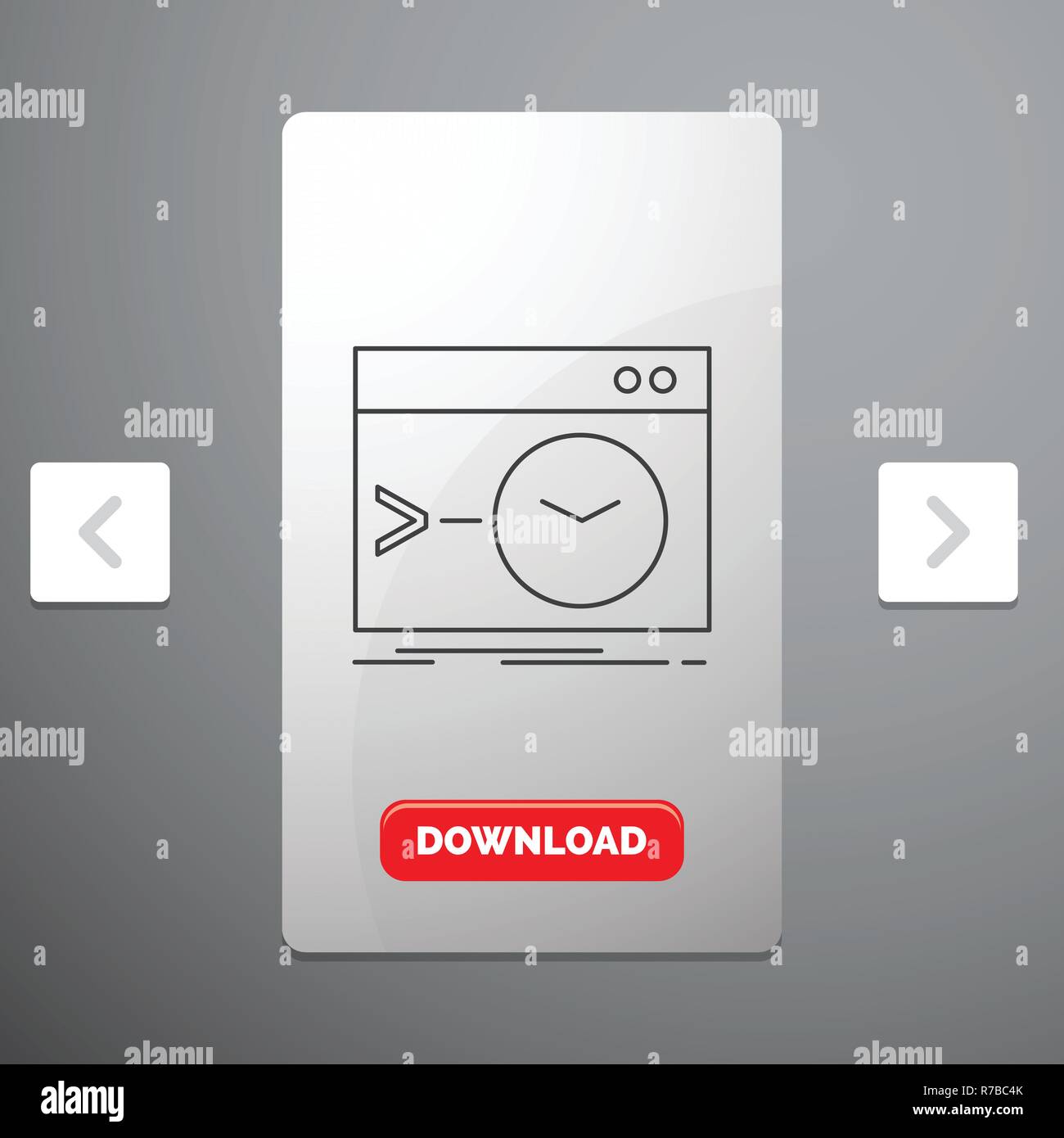 Installation command Stock Vector Images - Alamy