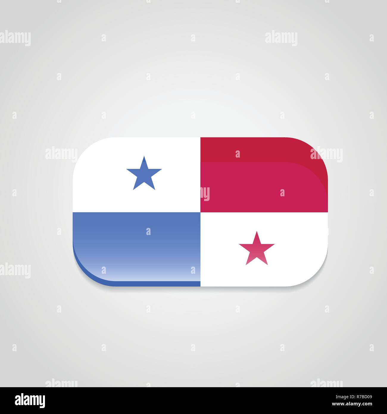 Panamanian flag vector vectors hi-res stock photography and images - Alamy