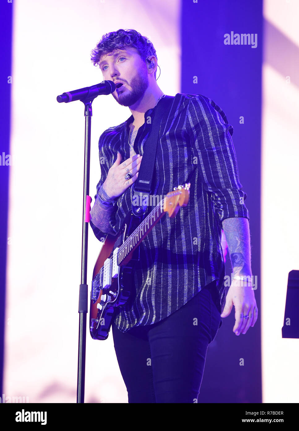 James Arthur on stage during day one of Capital's Jingle Bell Ball with ...