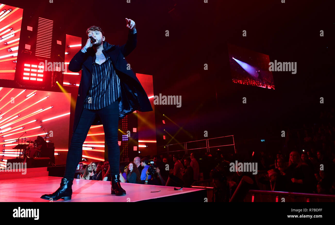 James Arthur on stage during day one of Capital's Jingle Bell Ball with ...