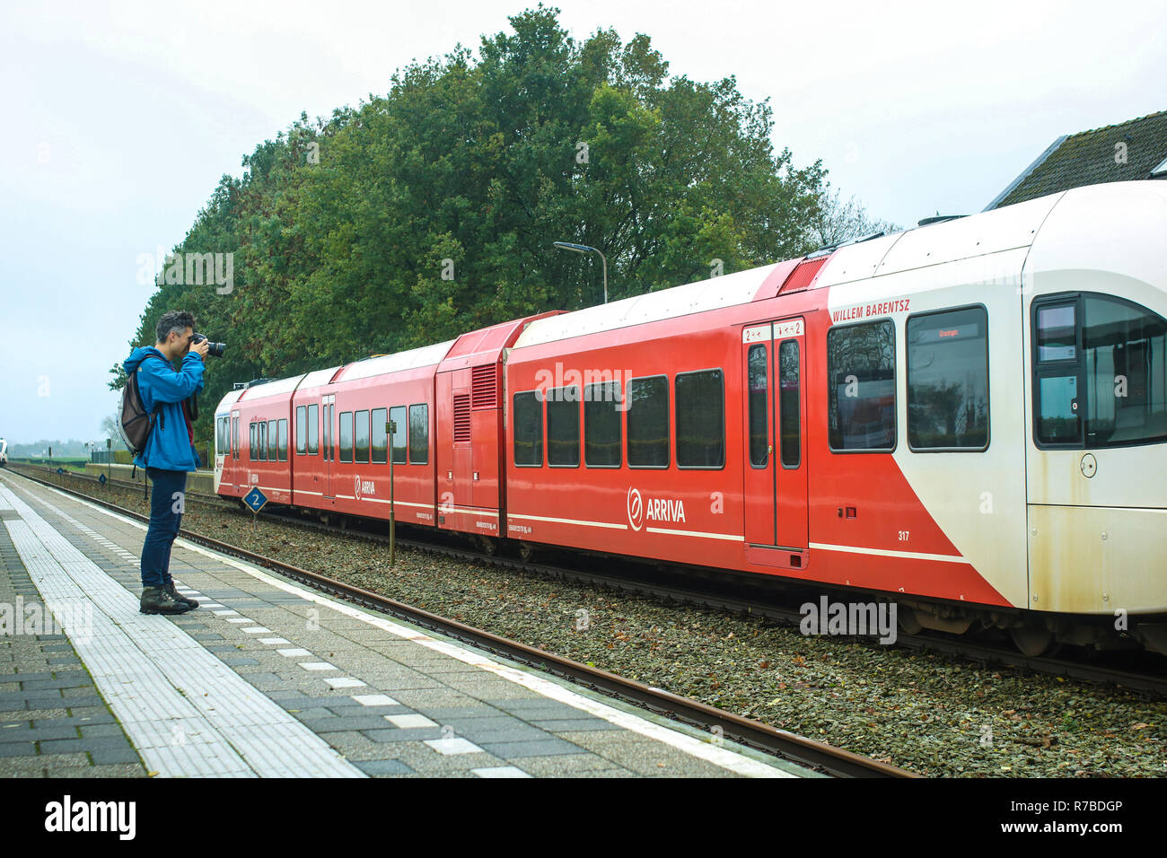Train with a photograph hi-res stock photography and images - Alamy