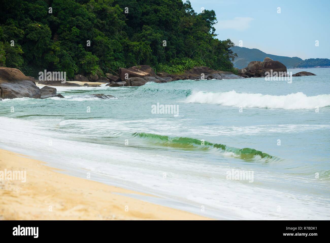 empty beautiful beaches of Rio de Janeiro state Brazil Stock Photo - Alamy