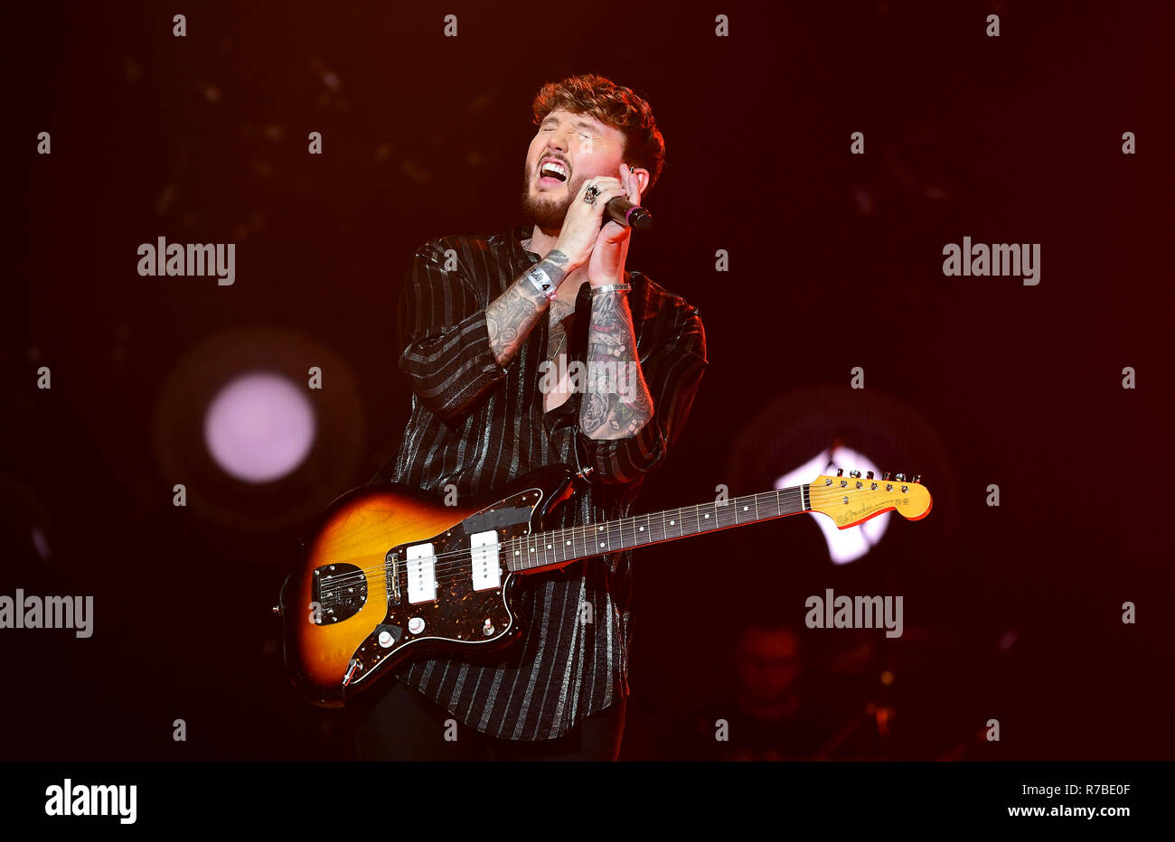 James Arthur on stage during day one of Capital's Jingle Bell Ball with ...