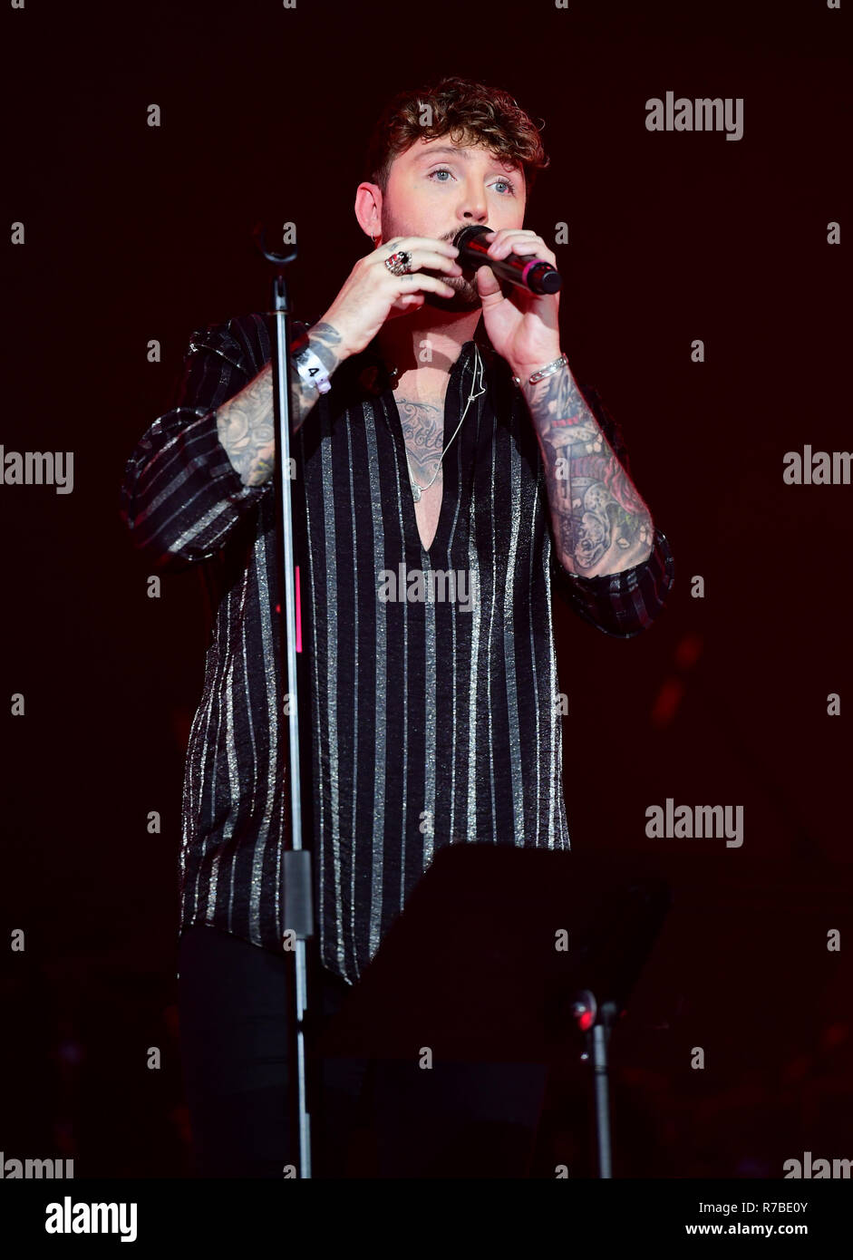 James Arthur on stage during day one of Capital's Jingle Bell Ball with ...