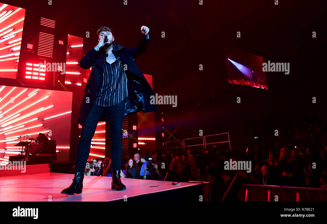James Arthur on stage during day one of Capital's Jingle Bell Ball with ...