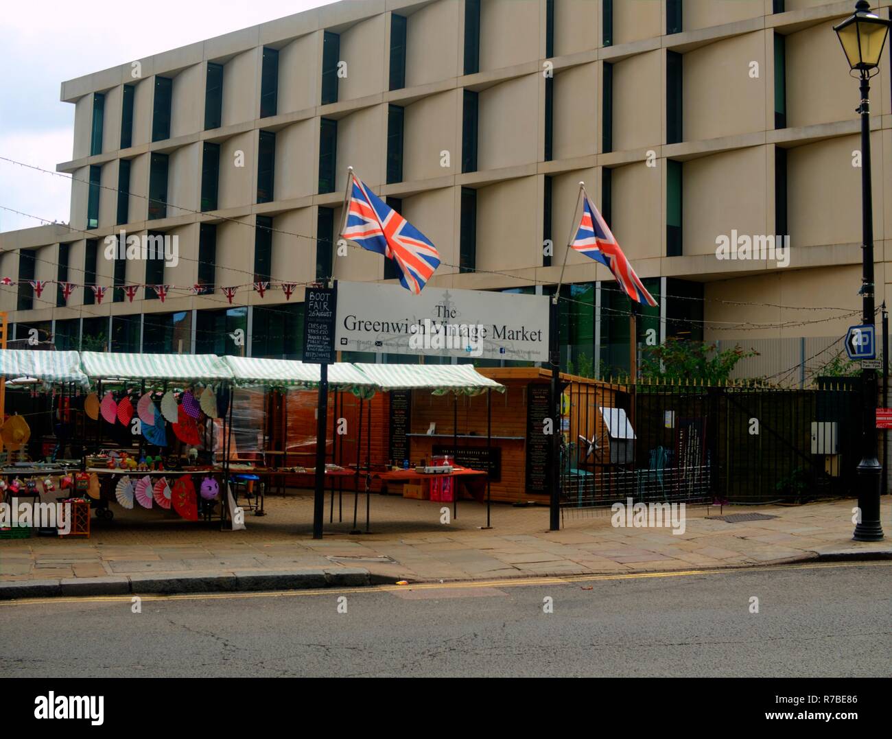 Greenwich, London, United Kingdom - August 13, 2018: Entrance to 'The ...