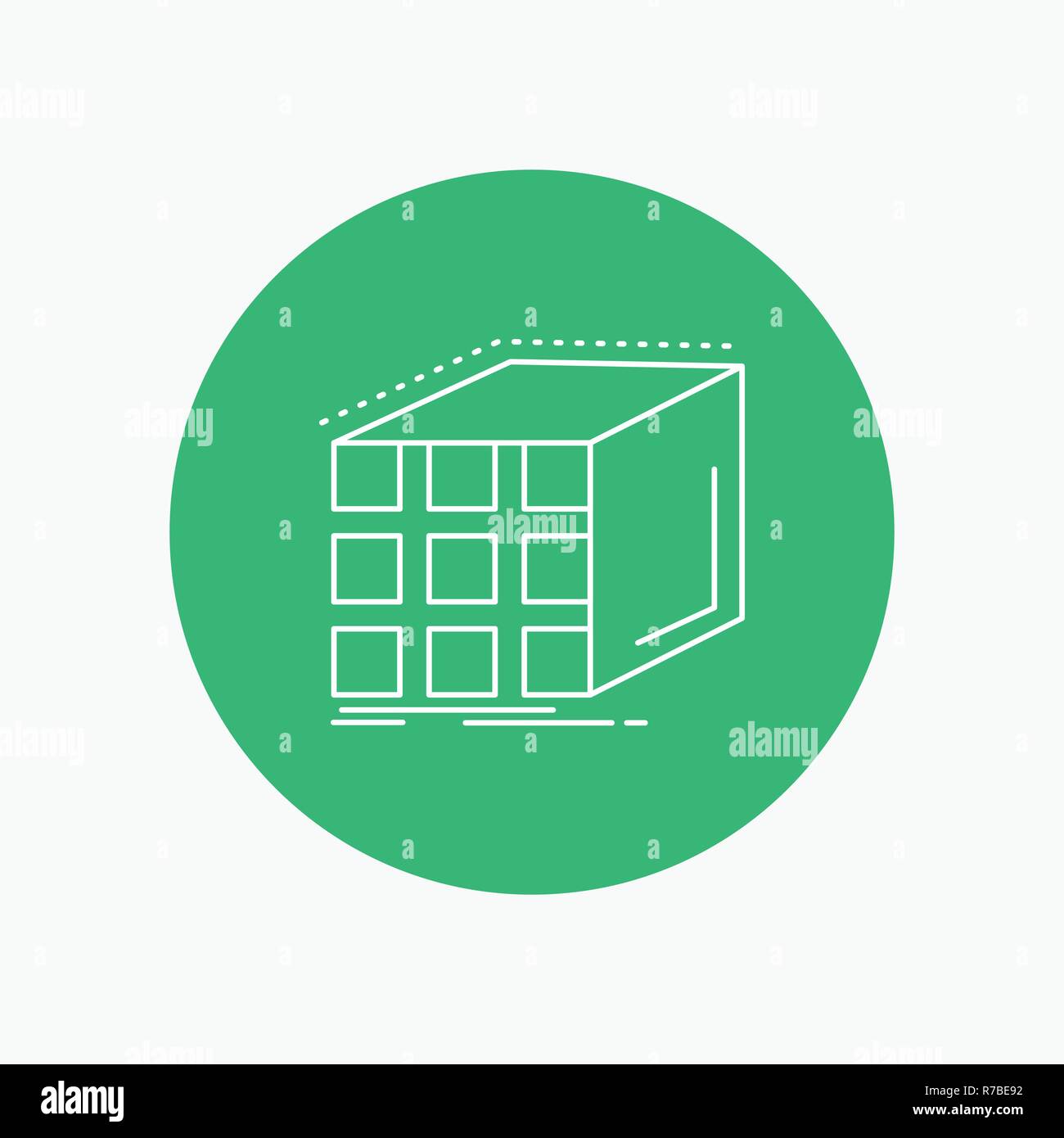 Digital circle matrix Cut Out Stock Images & Pictures - Alamy