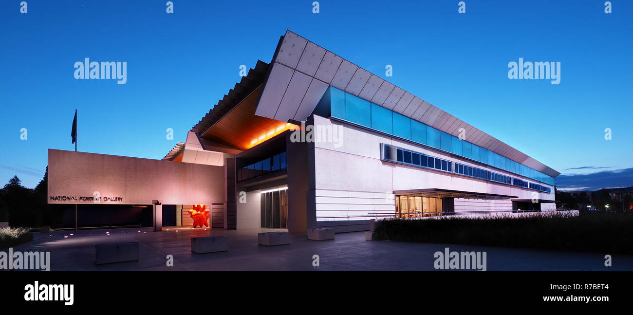 National Portrait Gallery. Canberra Stock Photo - Alamy