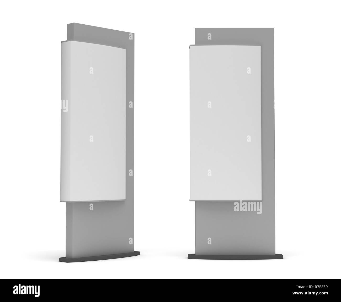 Blank Sign Tower Stock Photo - Alamy