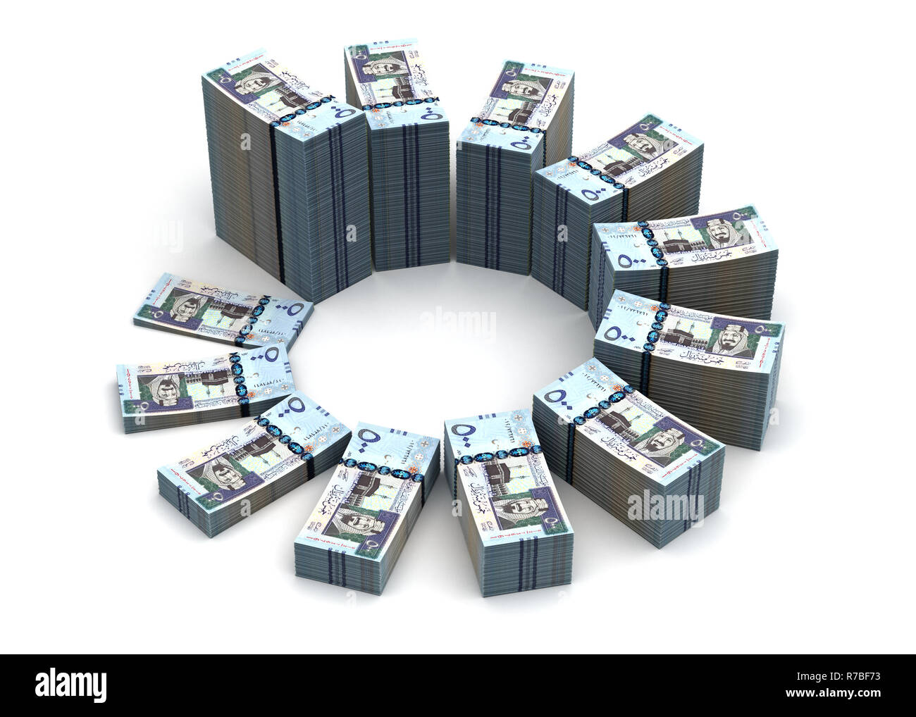 Saudi Arabian Riyals Chart Stock Photo - Alamy