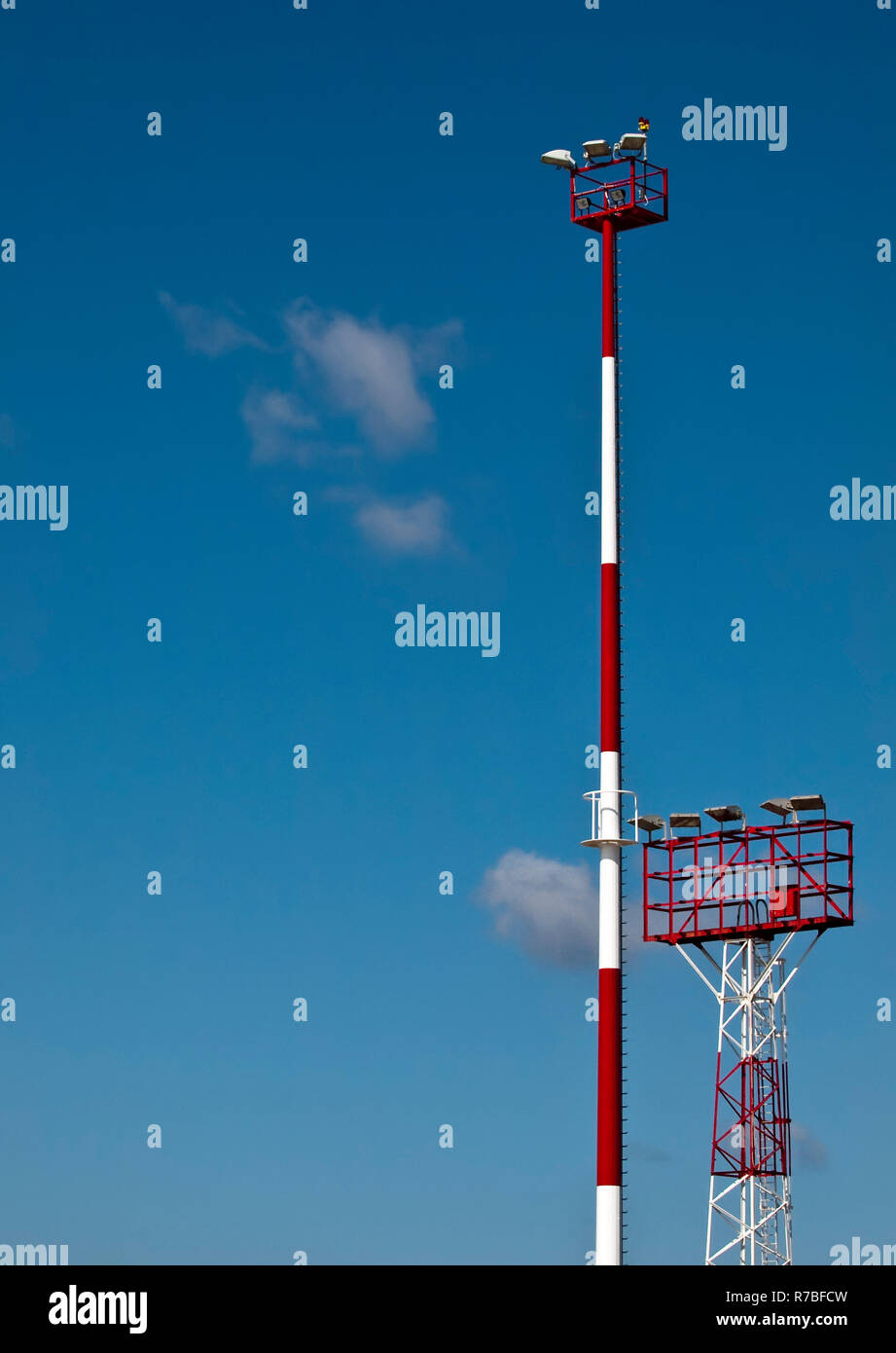Airfield Lighting Pylon Stock Photo - Alamy