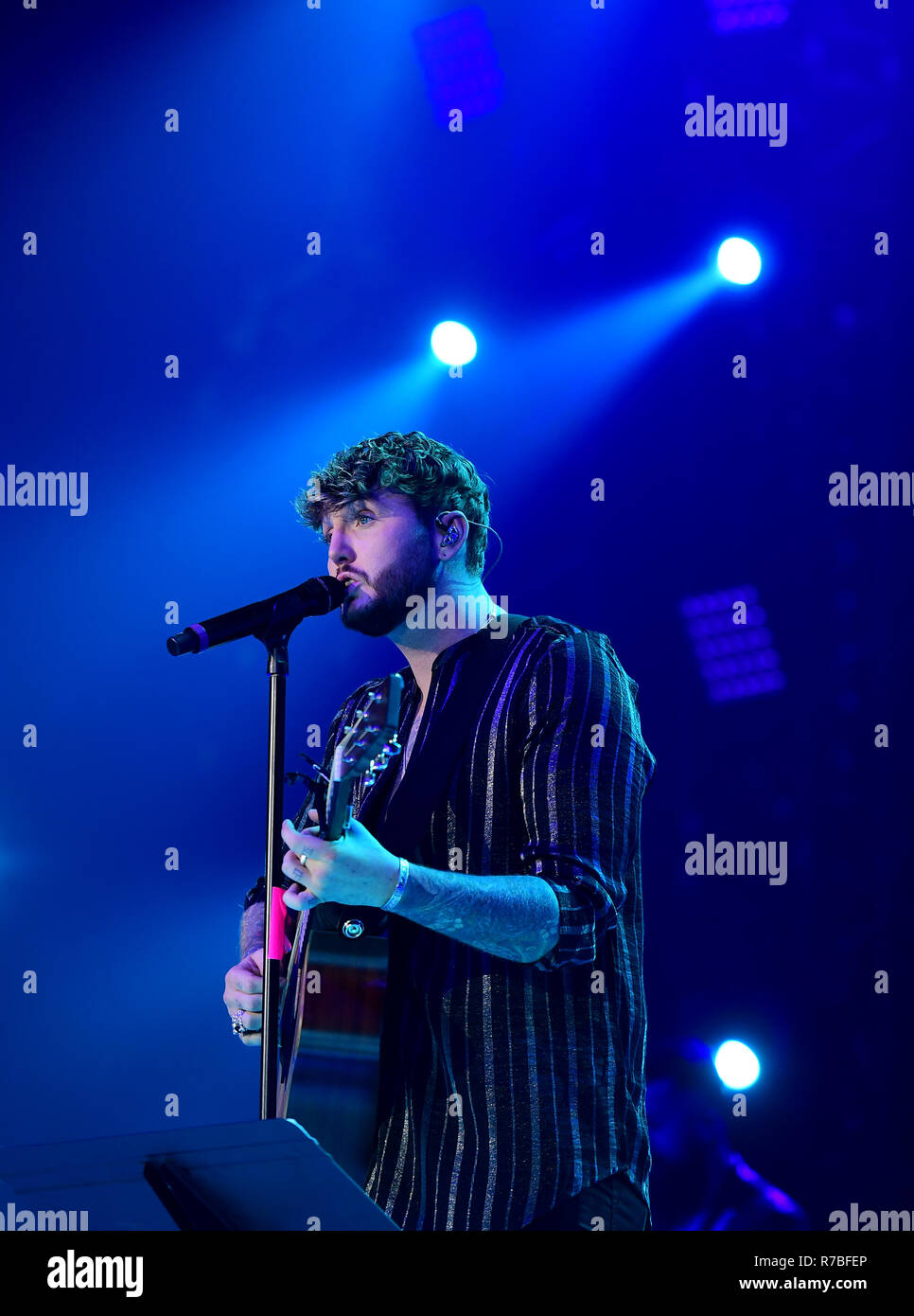 James Arthur on stage during day one of Capital's Jingle Bell Ball with ...