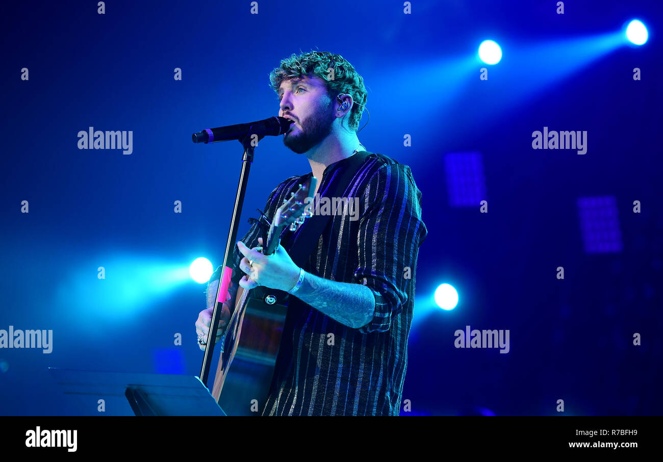 James Arthur on stage during day one of Capital's Jingle Bell Ball with ...