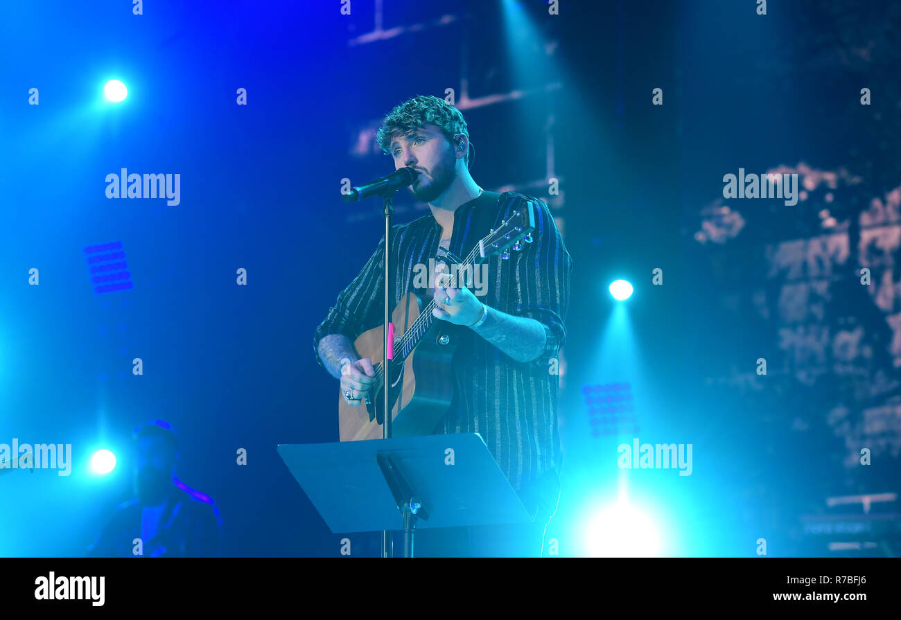 James Arthur on stage during day one of Capital's Jingle Bell Ball with ...