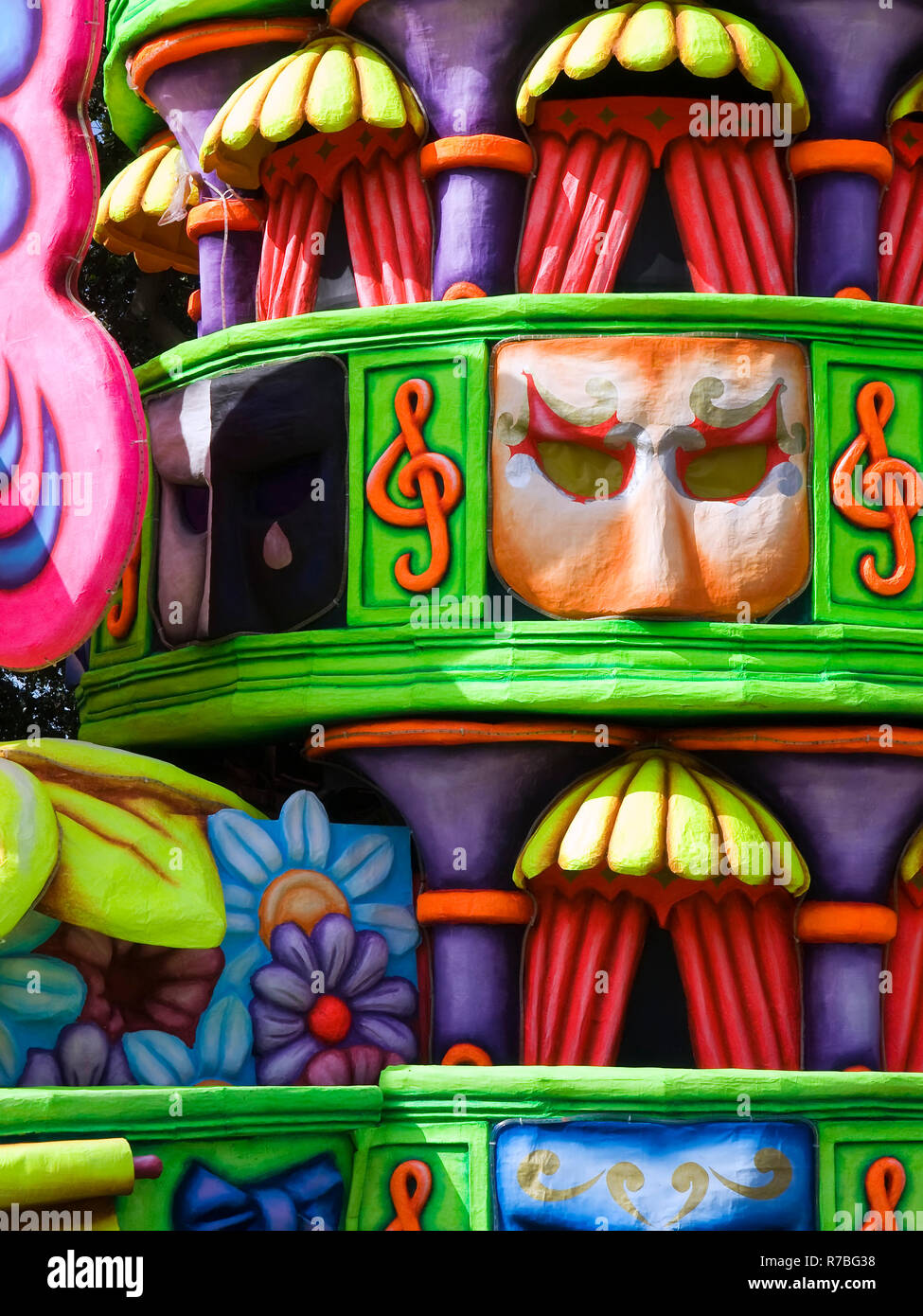 Carnival Float Detail Stock Photo - Alamy