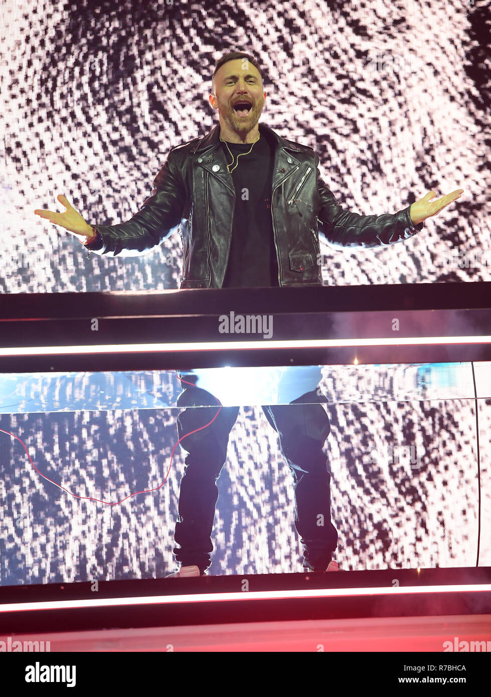 David Guetta on stage during day one of Capital's Jingle Bell Ball with ...